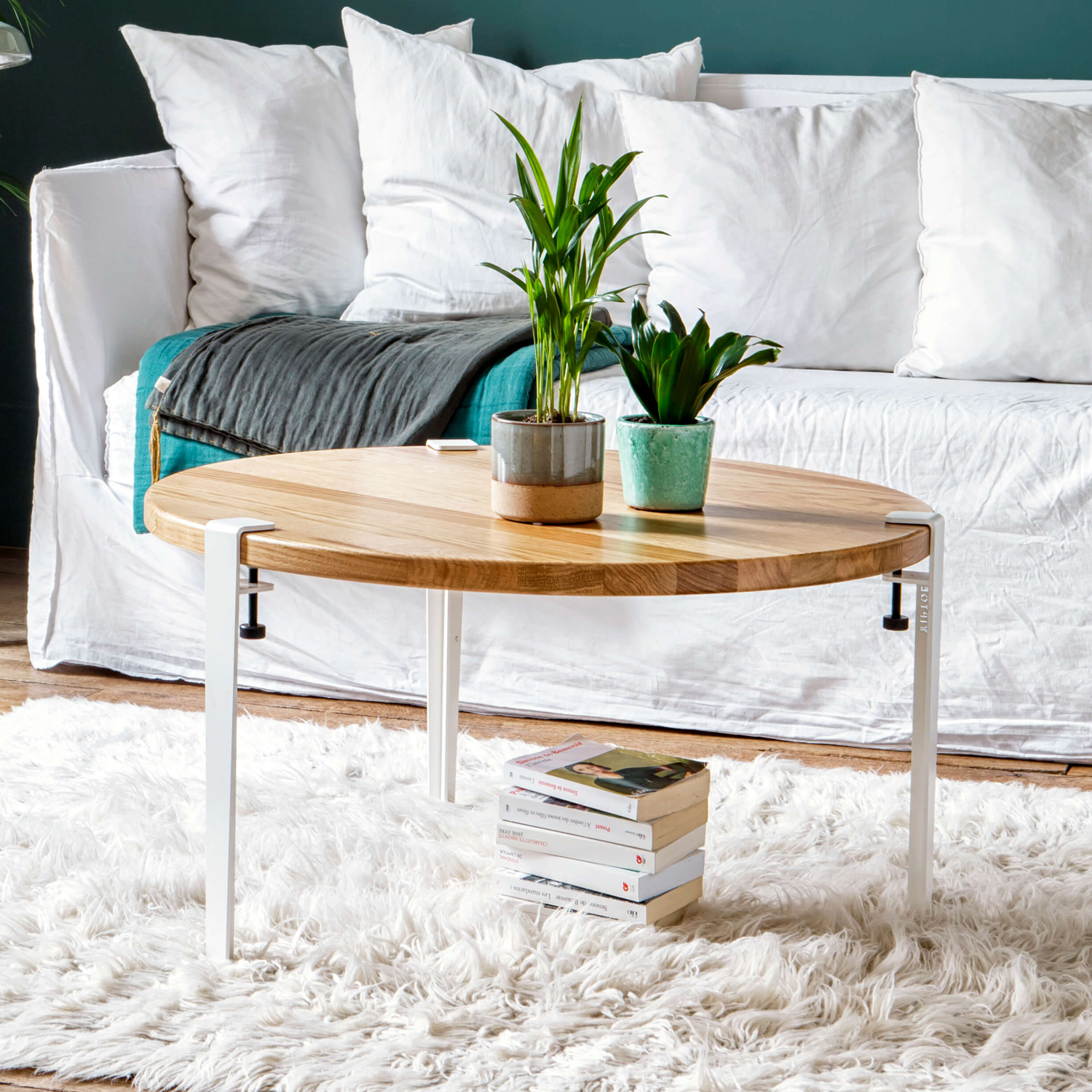 Coffee table leg 43cm TIPTOE - sustainable furniture