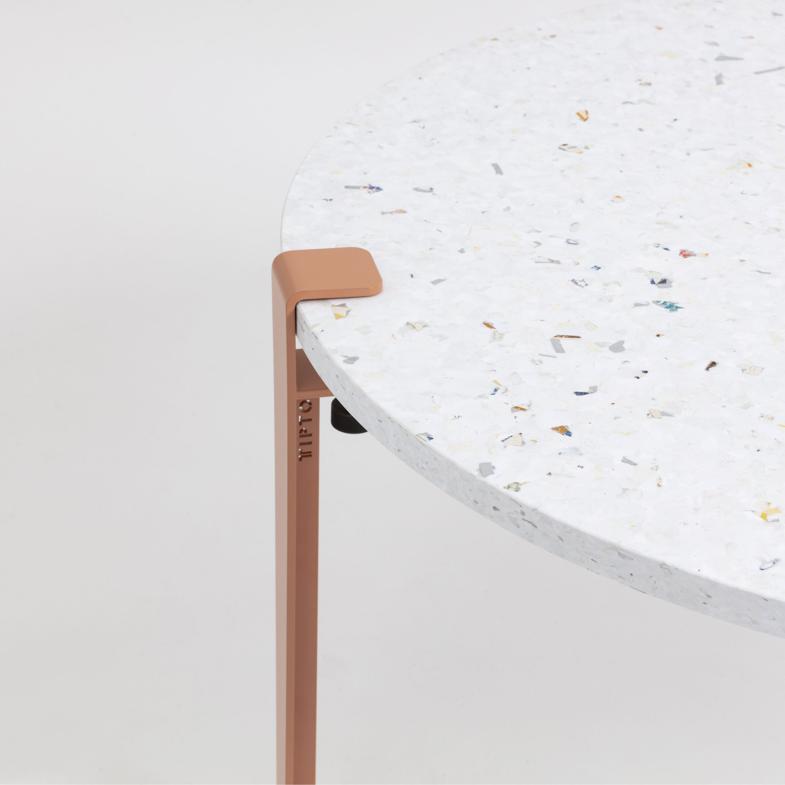 VENEZIA oblong recycled plastic coffee table TIPTOE