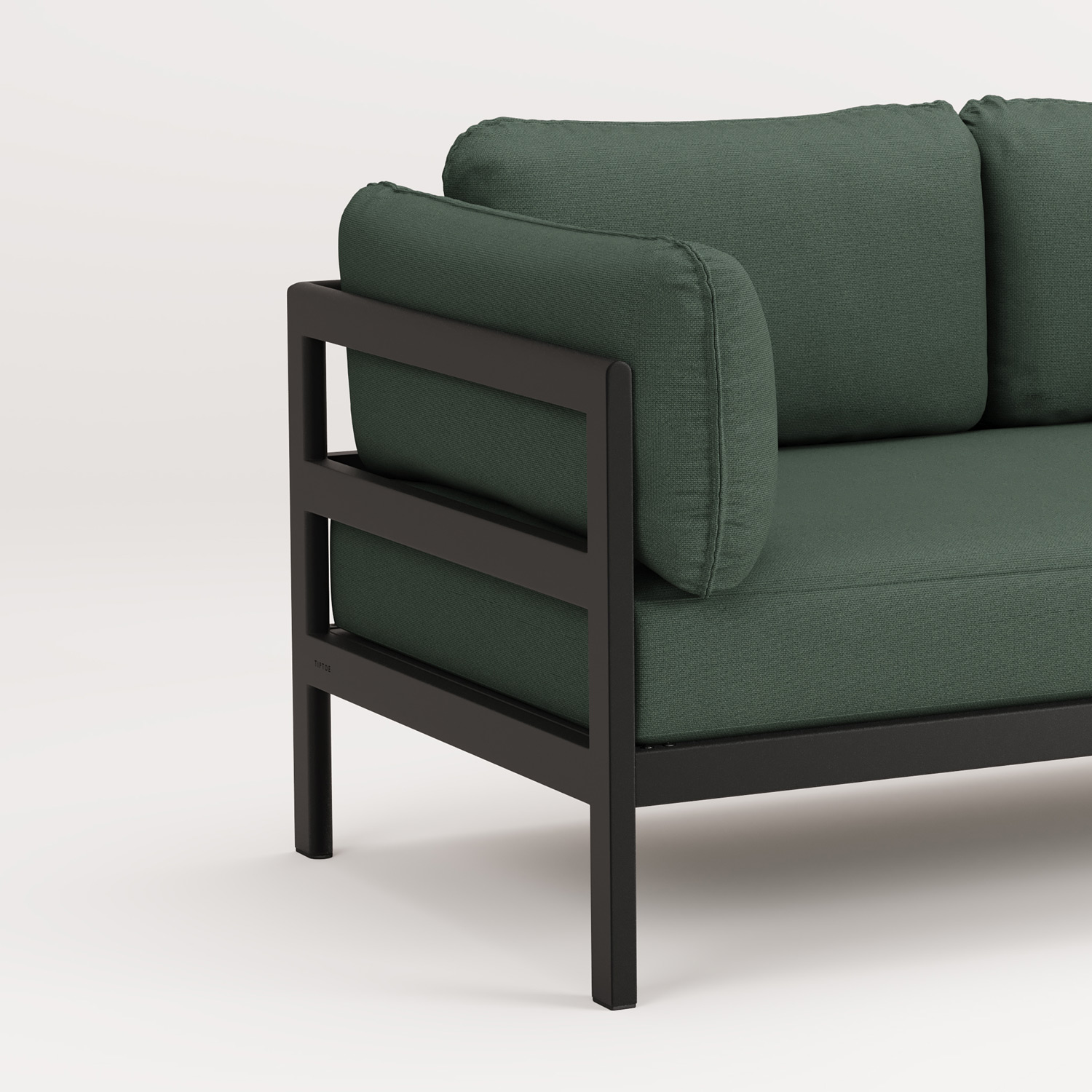 2 seats EASY sofa, recycled fabric, comfortable and timeless