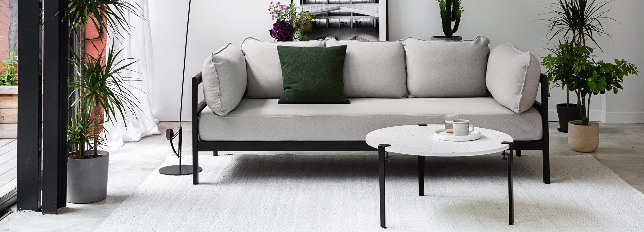 Design sofa in fabric : 2, 3 and 4 seats sofas, corner sofa