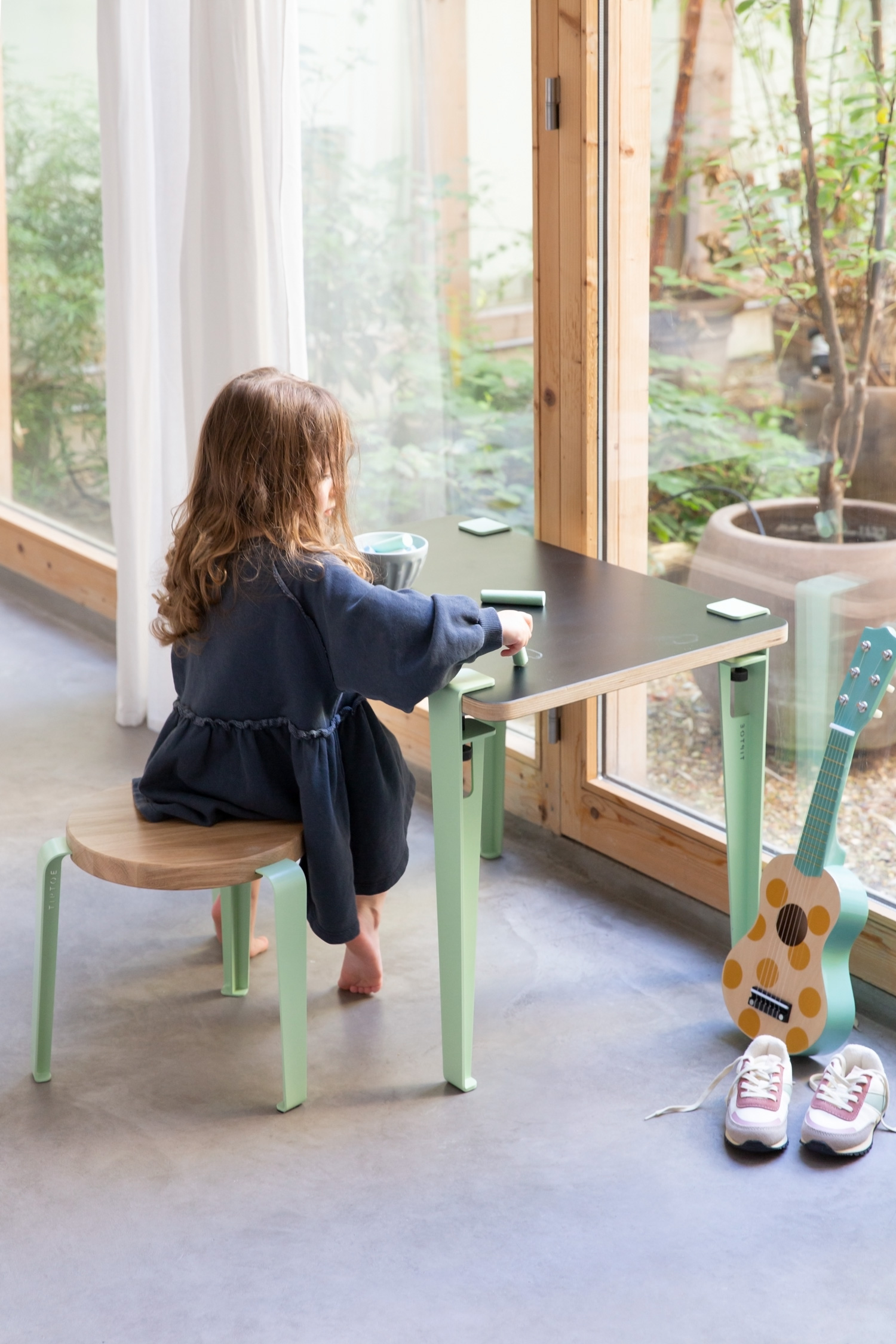 Kids furniture collection by TIPTOE - kids desk and stool