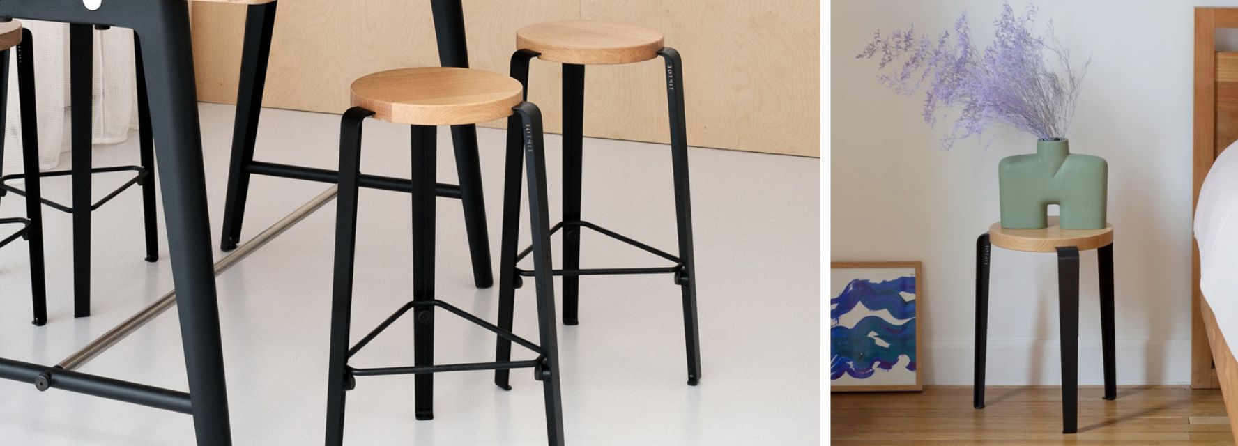 Design stools, stackable, colorful and durable - TIPTOE
